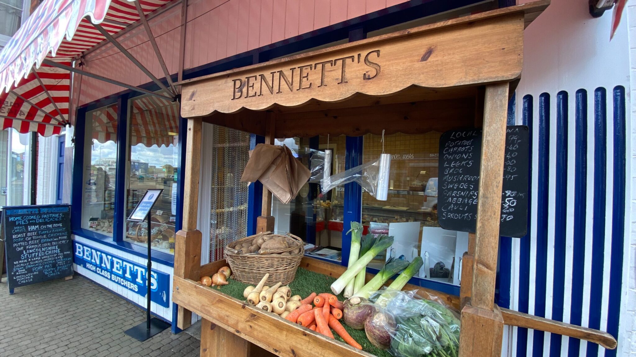 Bennetts Butchers in Sutton-on-sea, Lincolnshire