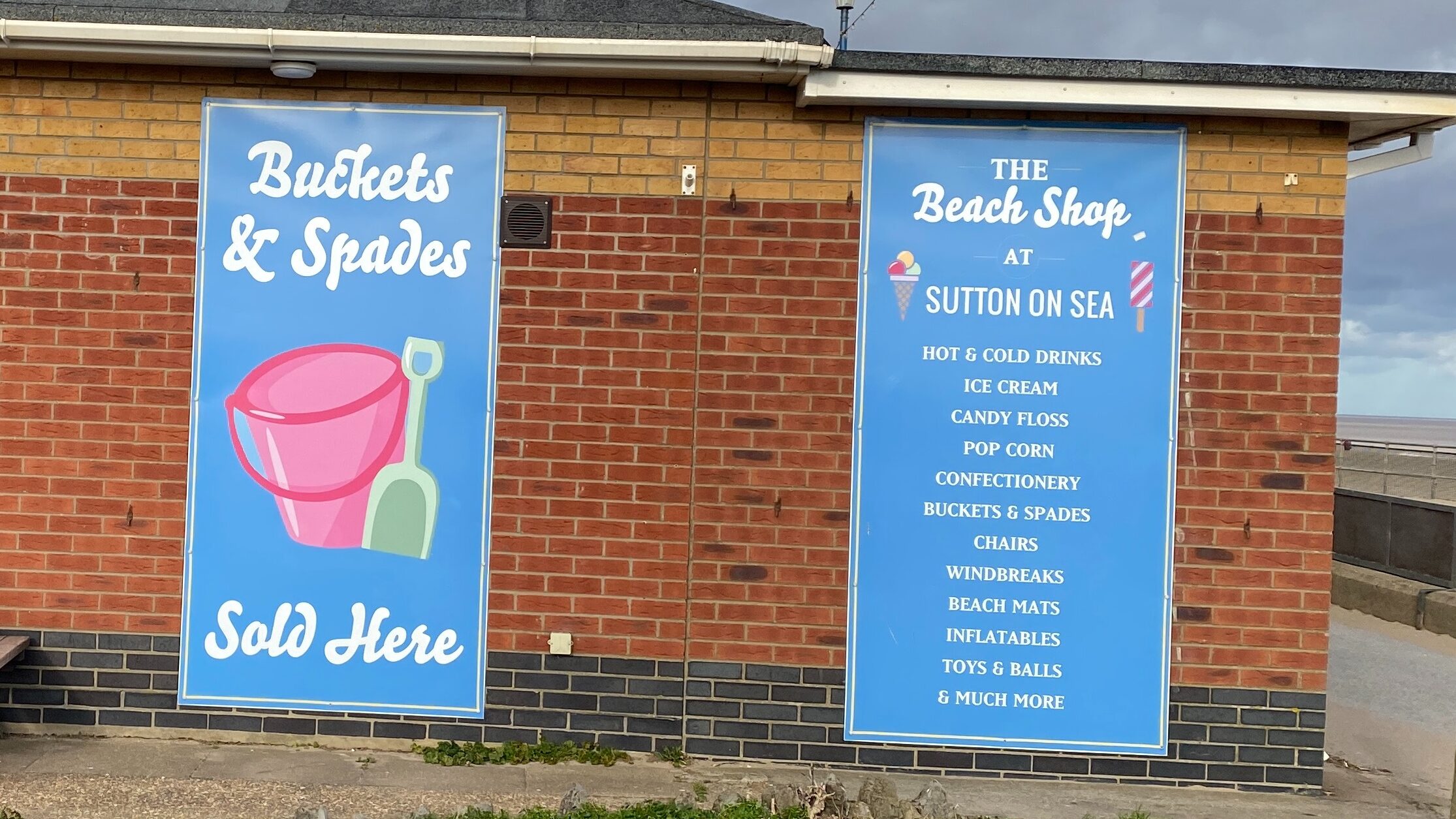 The Beach Shop in Sutton-on-sea, Lincolnshire