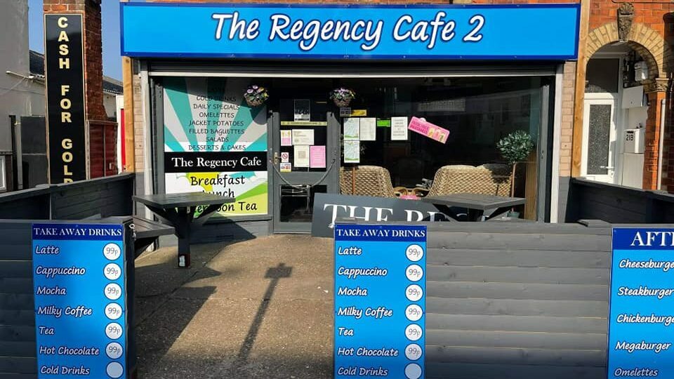 Regency Cafe 2 in Mablethorpe, Lincolnshire