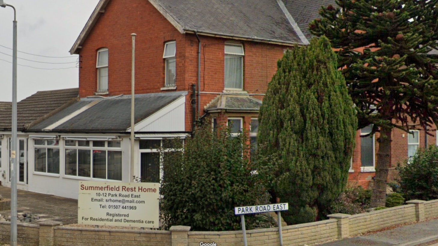 Summerfield Rest Home in Sutton-on-sea, Lincolnshire